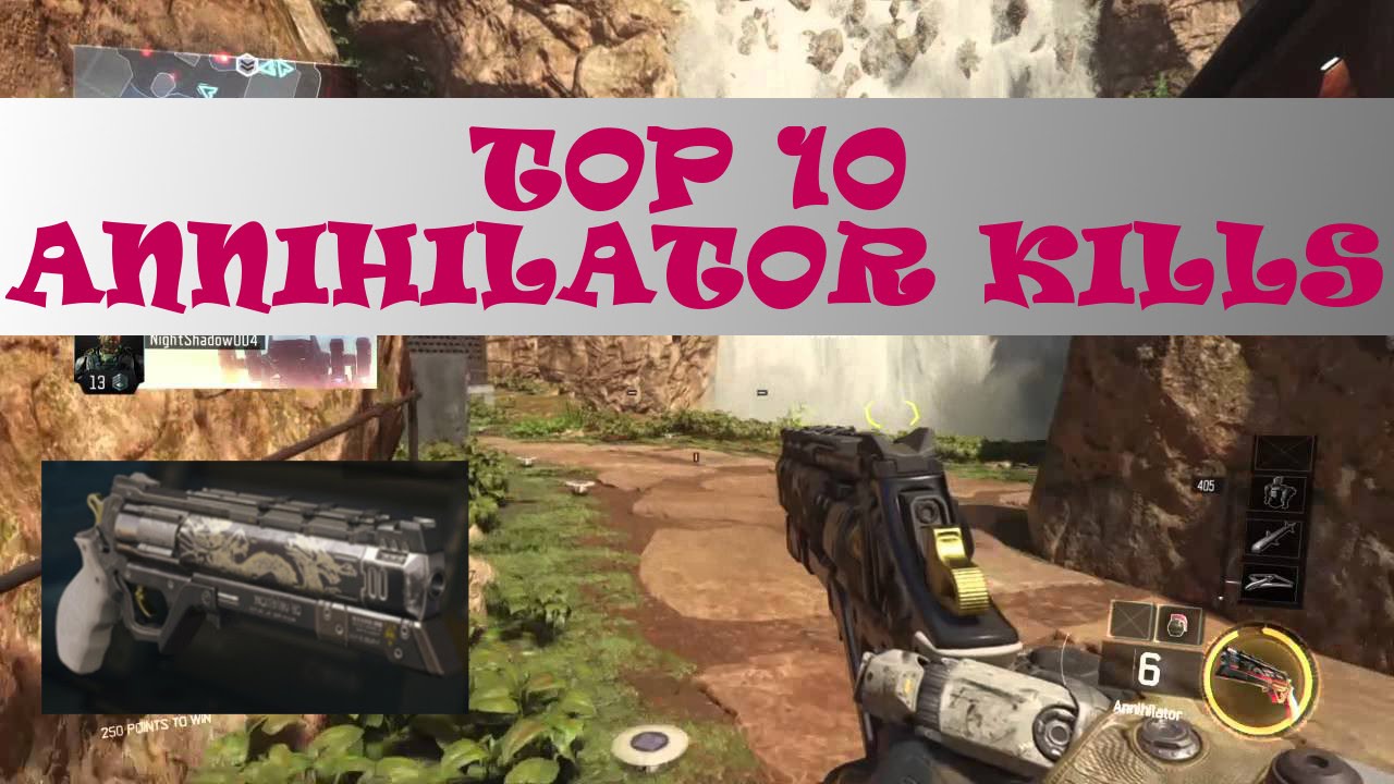 Top 10 Annihilator Kills | Black ops 3 (cod bo3) PISTOL KILLS - YouTube
