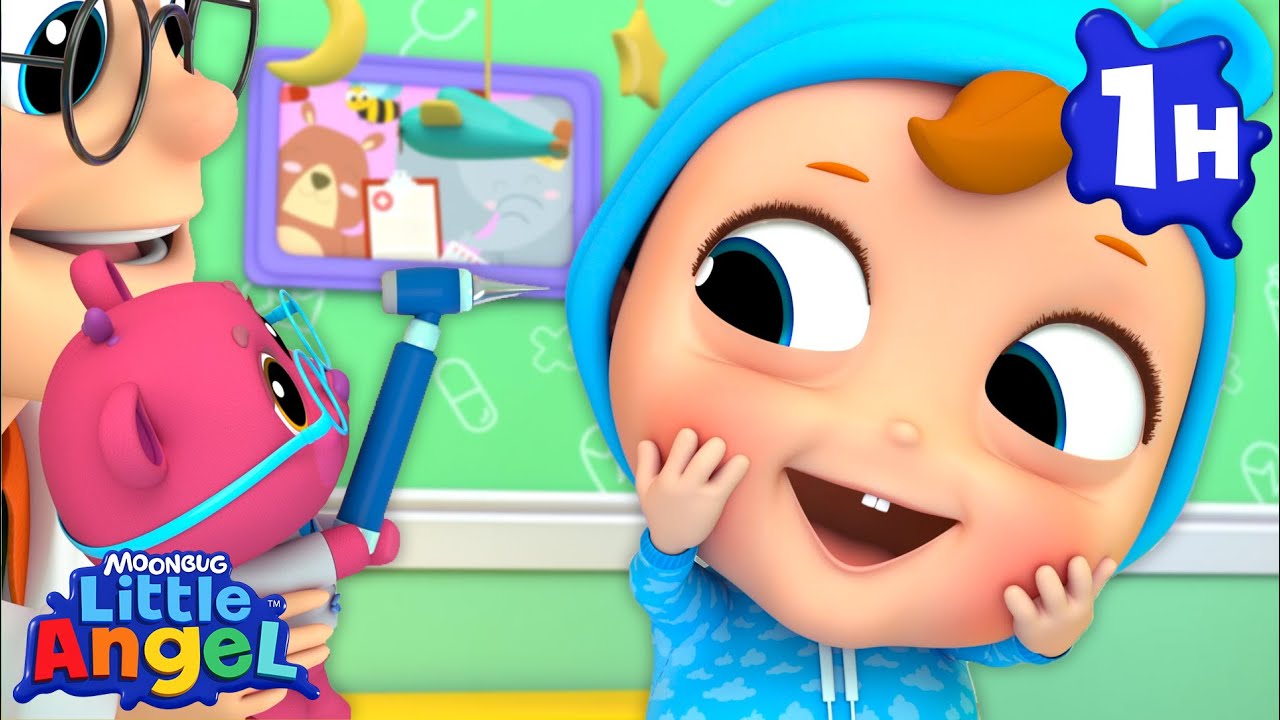 Baby John Goes To The Doctor! | Little Angel - Healthy Habits for kids ...