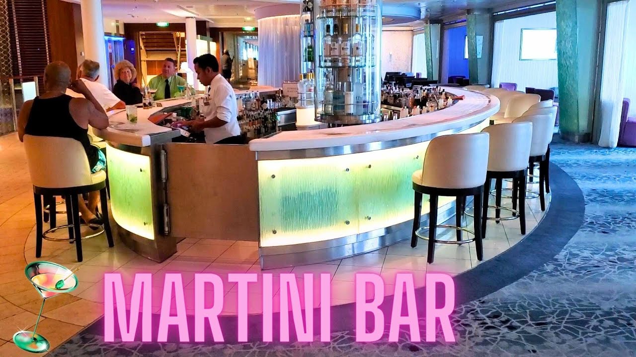 Celebrity Reflection Cruise Ship Tour - Martini Bar - YouTube