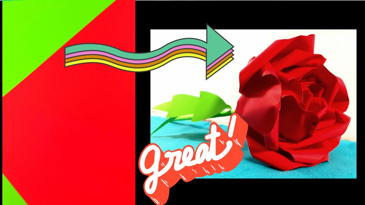 How To Make A Paper Rose AMAZING YouTube how-to-make-a-paper-rose-amazing-youtube