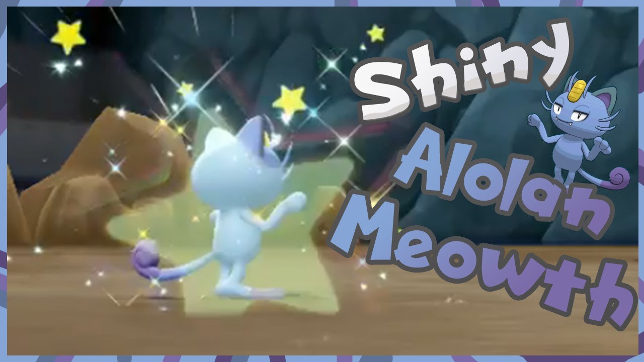 [ISHC #3] Shiny Alolan Meowth after 4281 trades in LGE! - YouTube