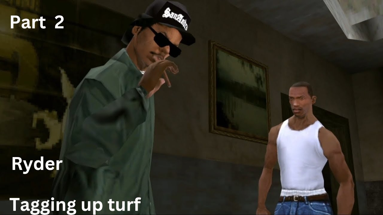 GTA San Andreas Android Gameplay | Ryder & Tagging Up Turf Mission ...