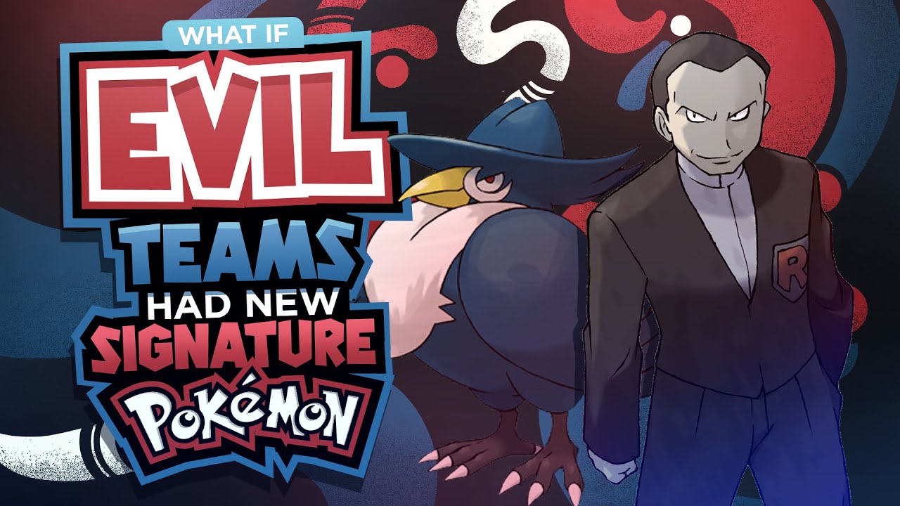 What If EVIL TEAMS Had NEW MAIN Pokemon? - YouTube