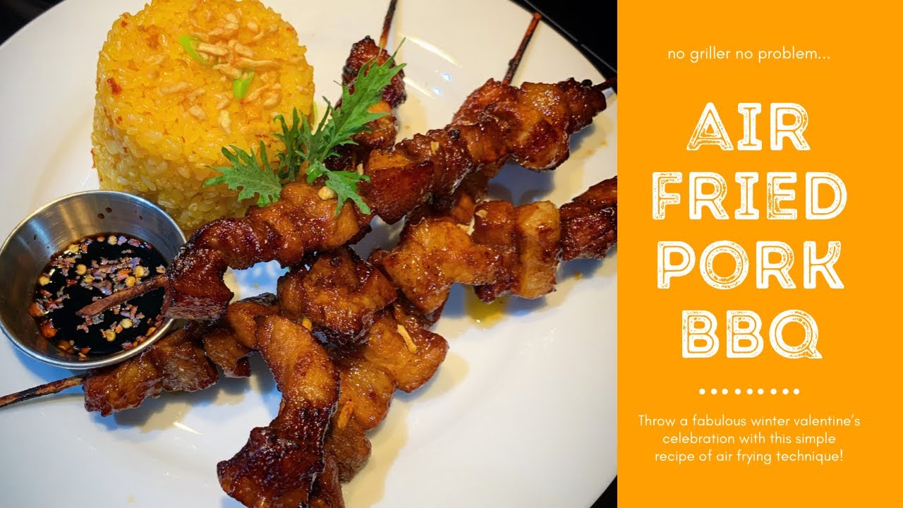AIR FRIED PORK BBQ sticks (Filipino pork bbq) - YouTube