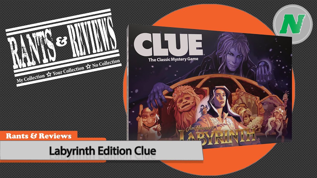 Rants And Reviews: Clue - Labyrinth Edition - YouTube