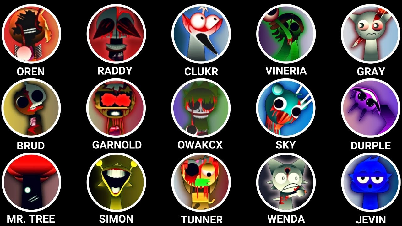 Every Horror Sprunki phase 4 in 15 Minutes - YouTube