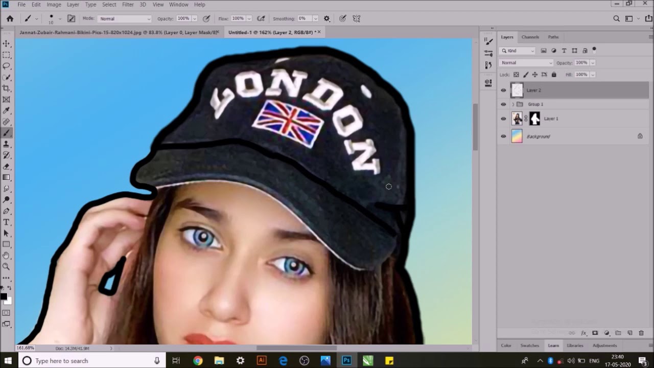 Splatter Effect Photoshop tutorial. - YouTube