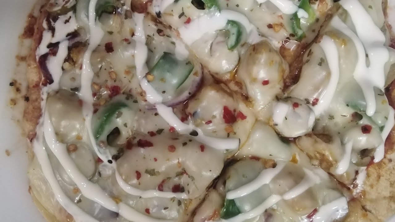 Pizza amazing recipe street style pizza homemade heartmade - YouTube