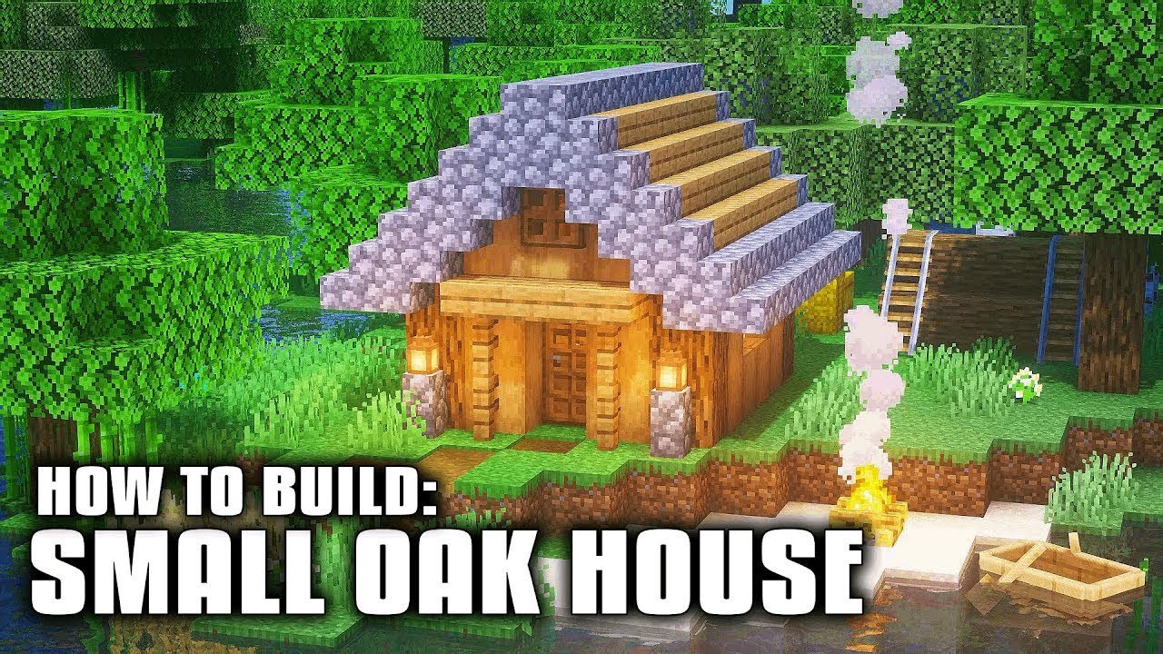 Minecraft SMALL Wooden House Tutorial 🏡 | Easy & Aesthetic Starter Base ...