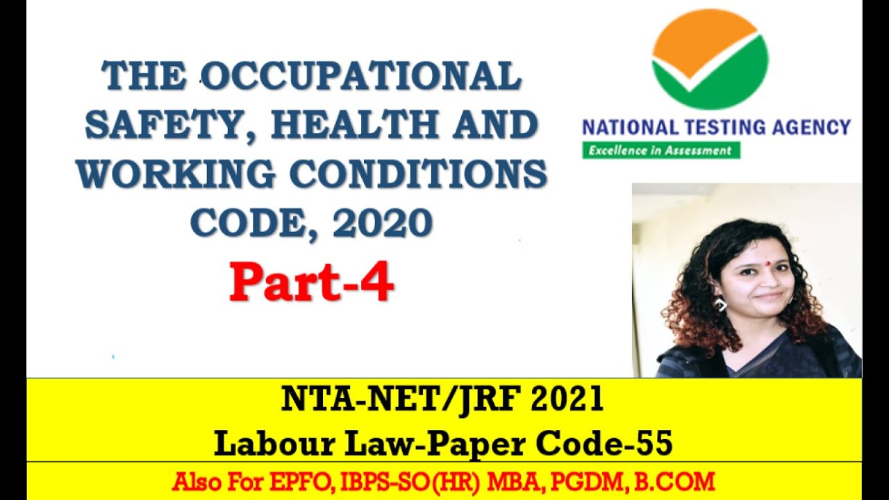 THE OCCUPATIONAL SAFETY HEALTH AND WORKING CONDITIONS CODE 2020 Part the-occupational-safety-health-and-working-conditions-code-2020-part