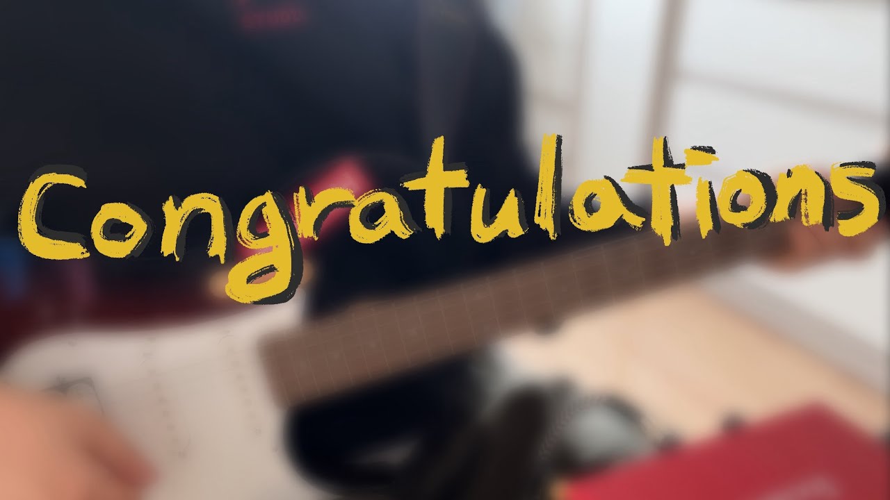 데이식스 Congratulations 기타 커버 l DAY6 Congratulations guitar cover - YouTube