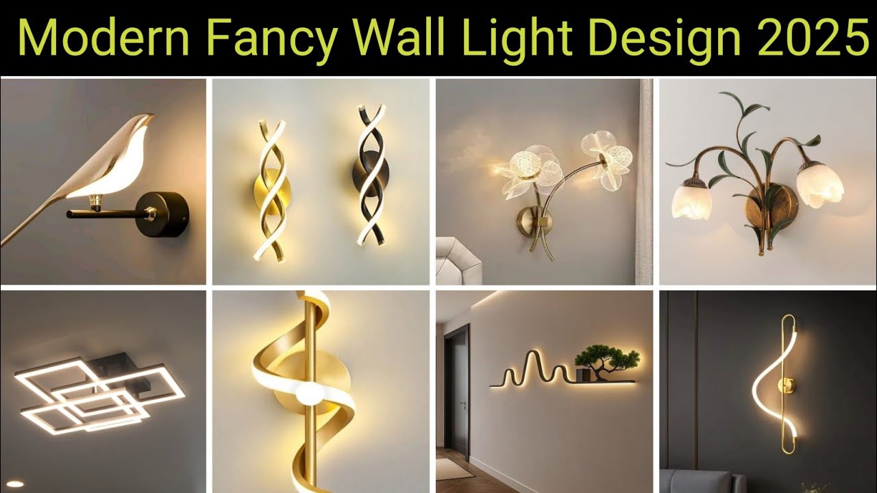 Fancy Wall Light Design 2025 | LED Wall Light | Wall Light Decoration ...