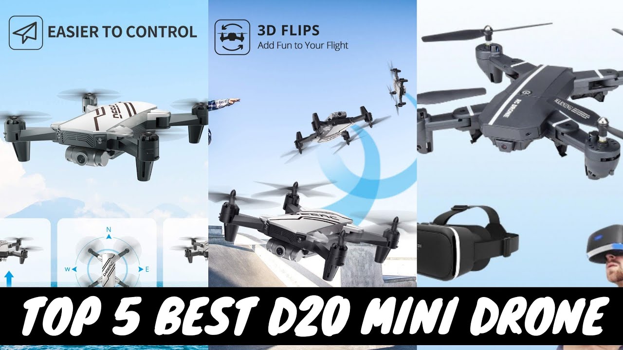 Top 5 Best D20 Mini Drone - YouTube