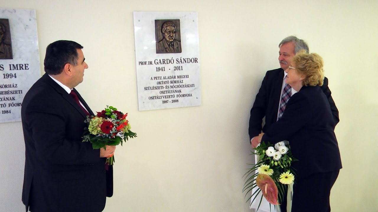 Gardó Sándor professzorra emlékeztek - YouTube