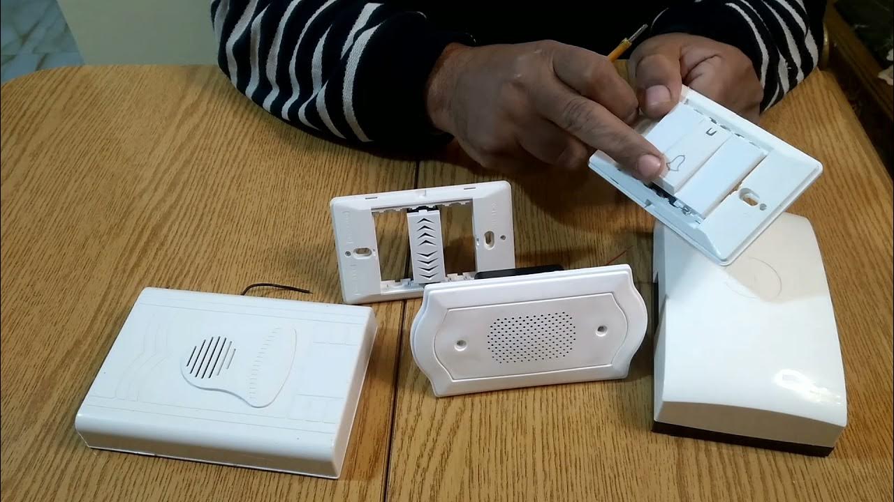 توصيل جرس باب من مكان واحد او مكانين - YouTube