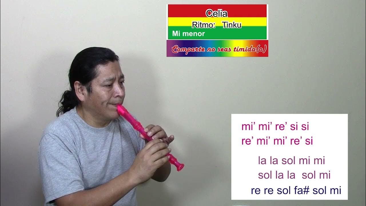 CELIA Tinku en Flauta dulce - YouTube