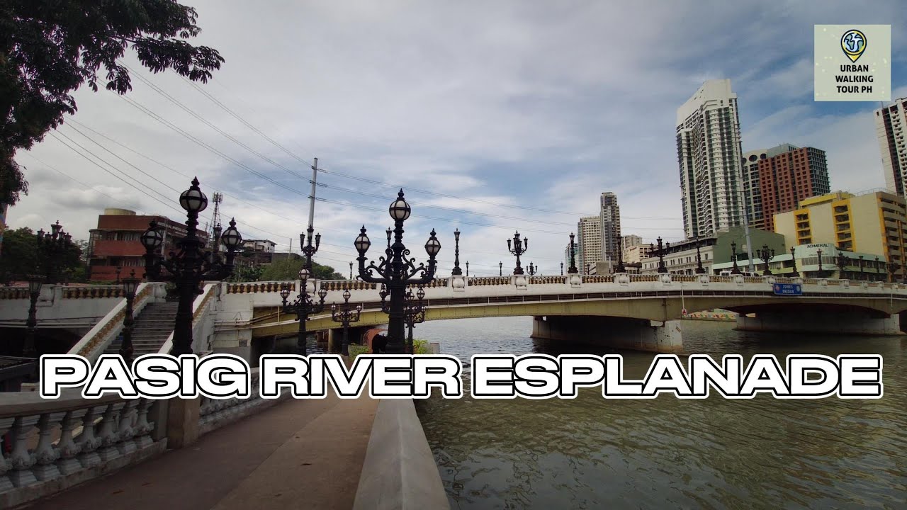 PASIG RIVER ESPLANADE Manila Philippines 2025 | Travel Tour | February | ASMR | Virtual Tour ...
