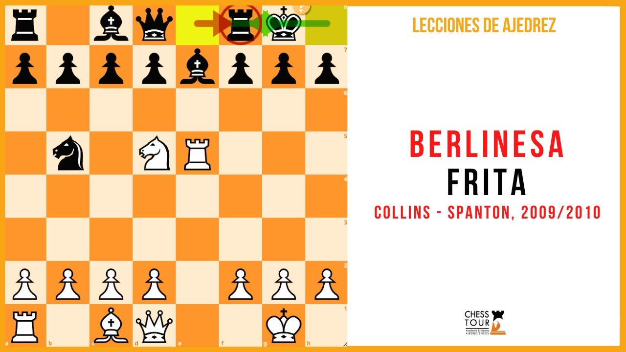 Lección de ajedrez: Berlinesa frita. Collins - Spanton, 2009/10 - YouTube