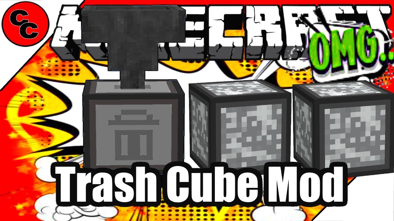 Minecraft Mods: " Trash Cube Mod 1.12.2 " - YouTube