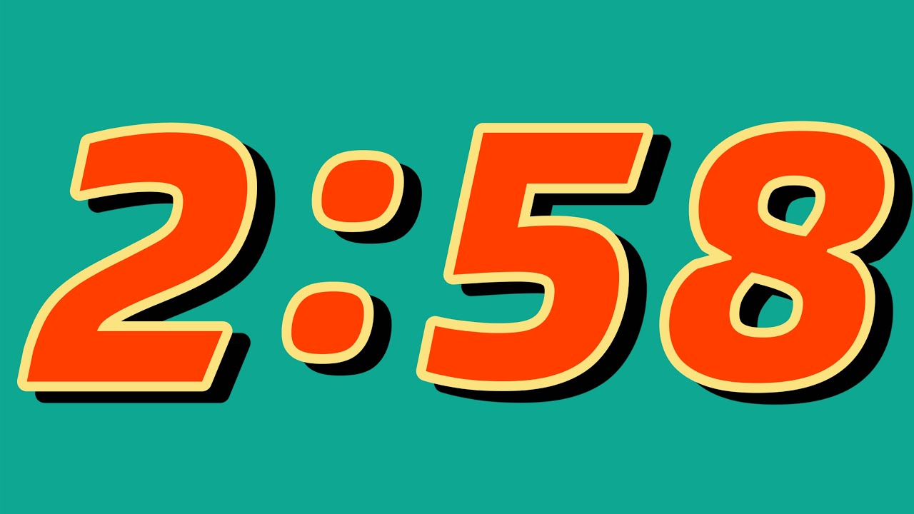 2 Minute and 58 Second Timer - YouTube