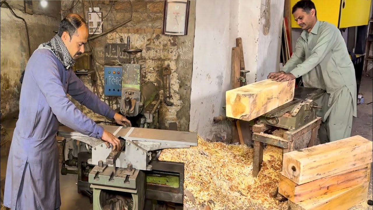 Incredible Factory Manufacturing Process Video || Wood Cutter Machine ...