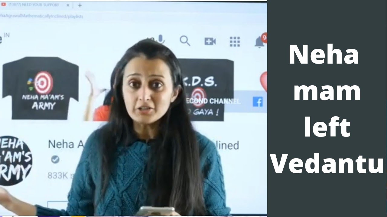 Neha mam left Vedantu - YouTube