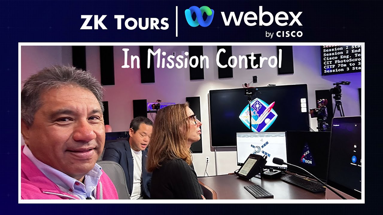 December 19 ZKTour of Johnson Space Center where I check out Webex on ...