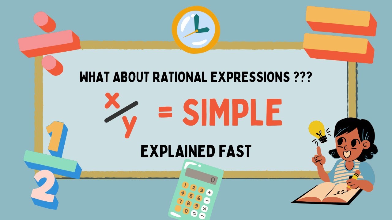 What Is a Rational Expression? Explained FAST | Algebra Made Simple ...