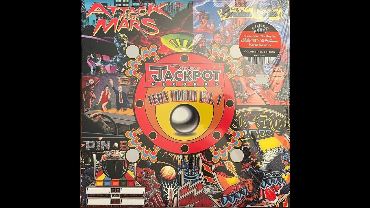 Jackpot Plays Pinball Vol. 1 - vinyl lp album 2023 - Black Knight 2000 ...