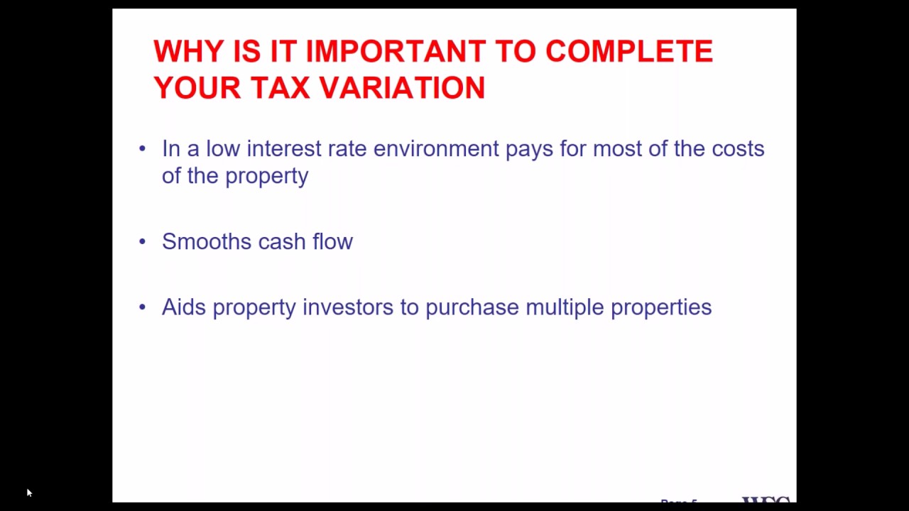 What is a PAYG Withholding Tax Variation (2018)? - YouTube