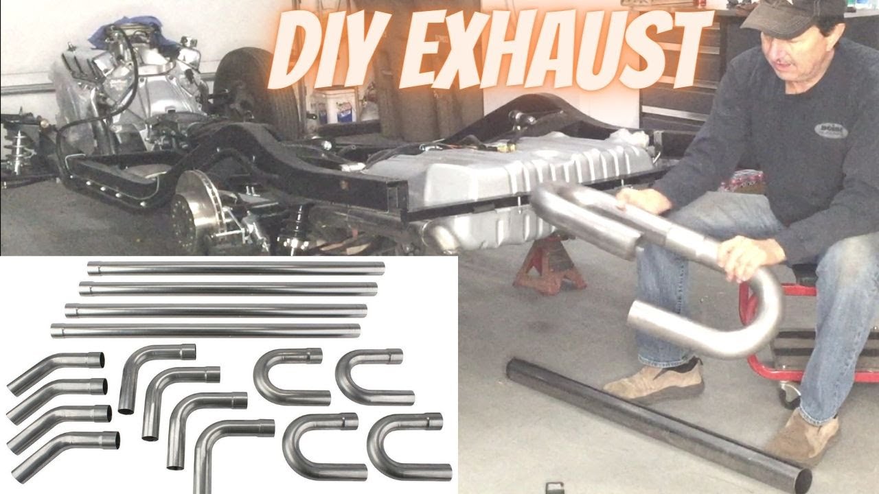 Build Your Own Dual Exhaust From A DIY Kit. Hot Rod, Custom 1950 Willys ...