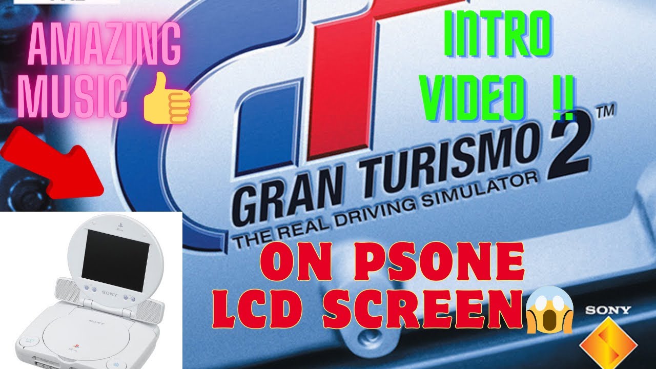#best GRAN TURISMO 2 PS1😱PSONE LCD SCREEN #Intro Video 👍#gaming # ...