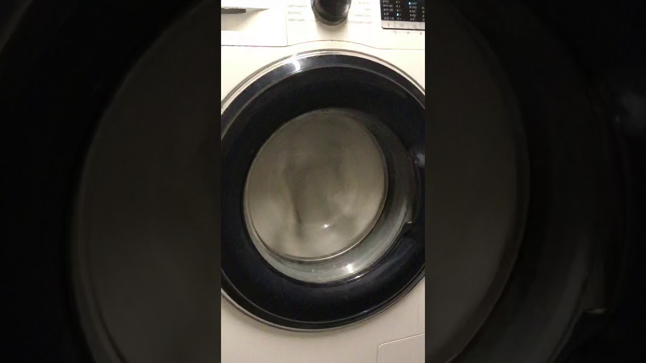 Samsung Washing Machine overloaded - YouTube