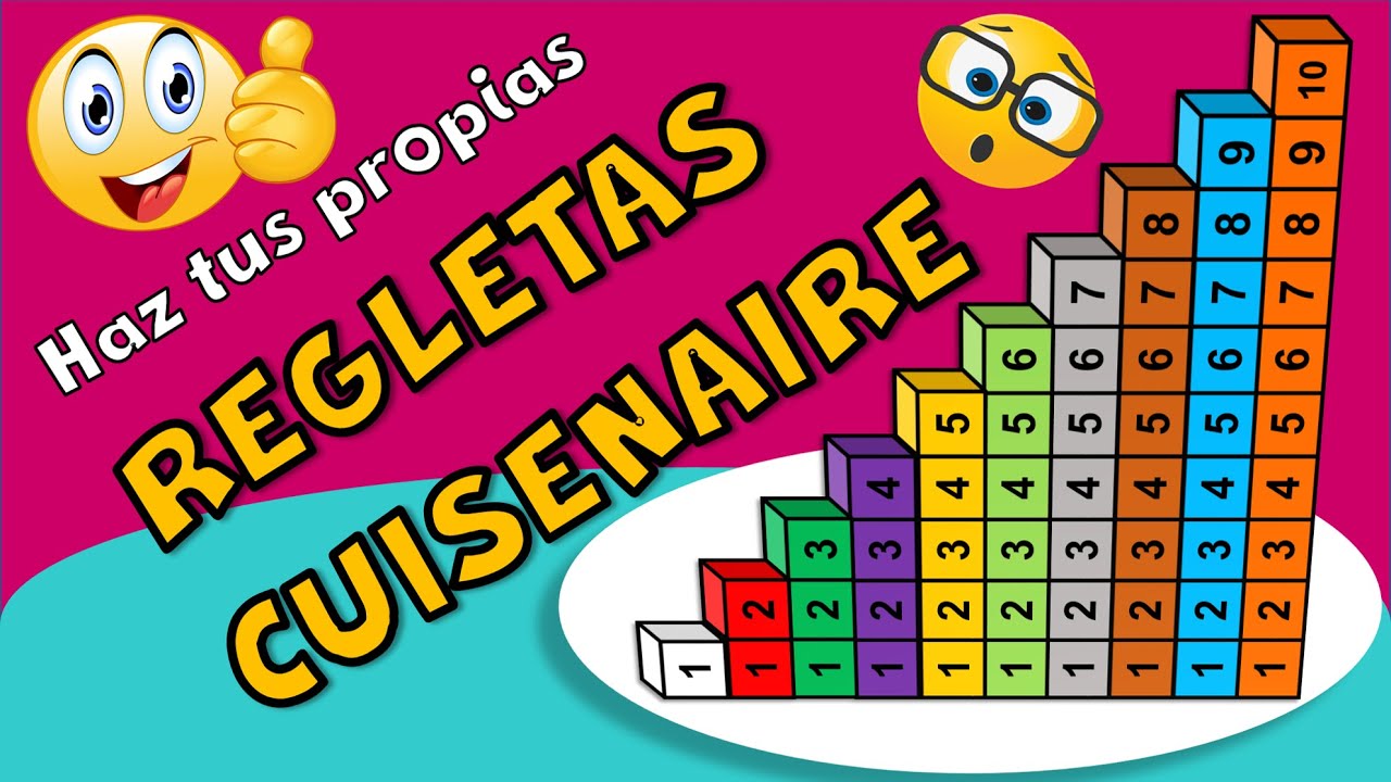Haz Tus Propias Regletas Cuisenaire (Material Gratis)-Totalmente Creativos 🎨 - YouTube