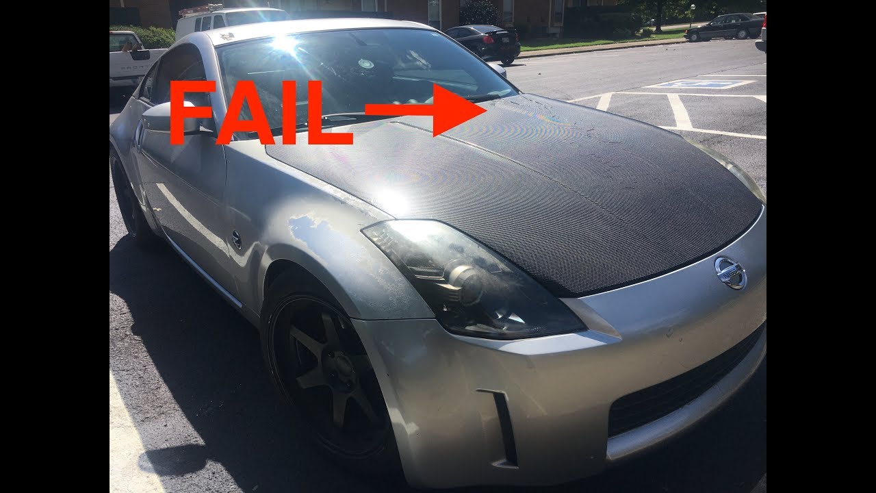Carbon Fiber Vinyl Wrap FAIL! - YouTube