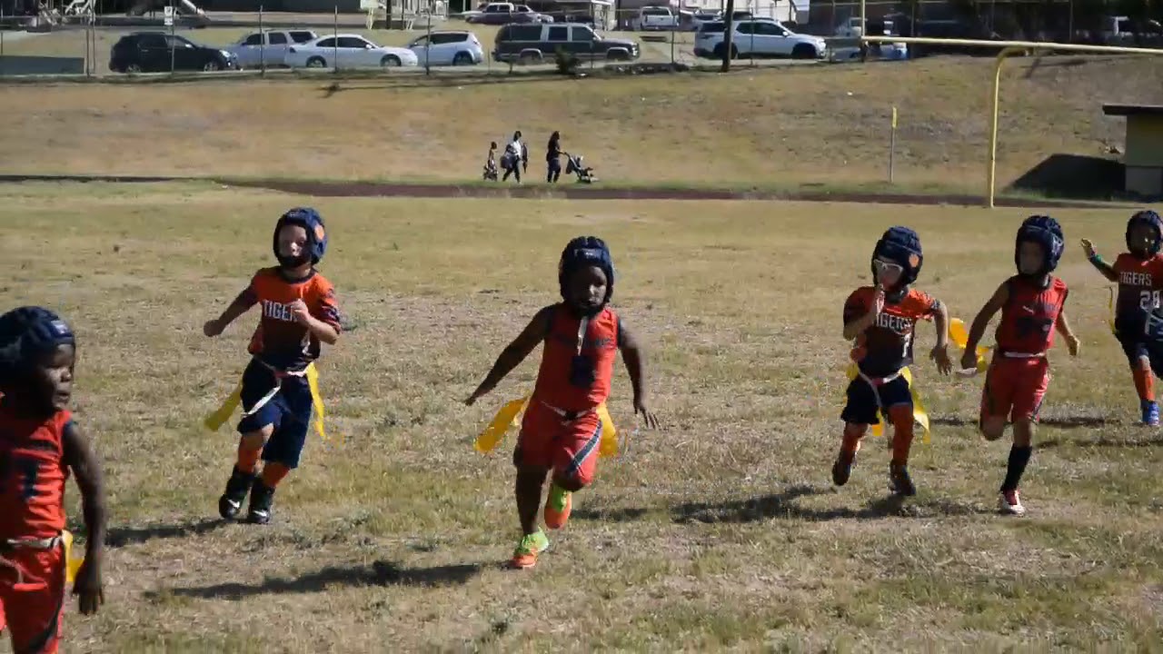 Manor Tigers vs Capitol Area Jr Wranglers TYFA Flag Football 10/5/19 ...