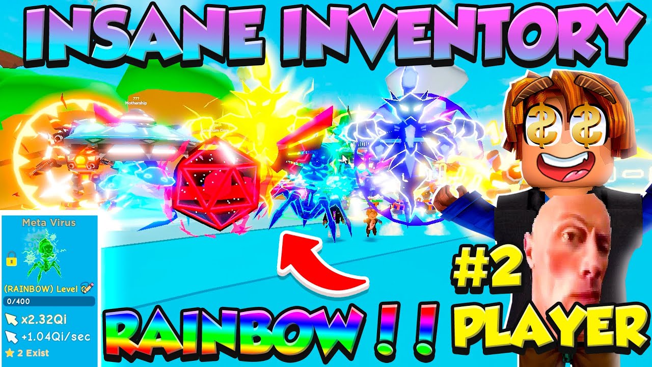 25+ Qi TOP #2 Best Player Inventory *I MADE A RAINBOW META VIRUS* He ...