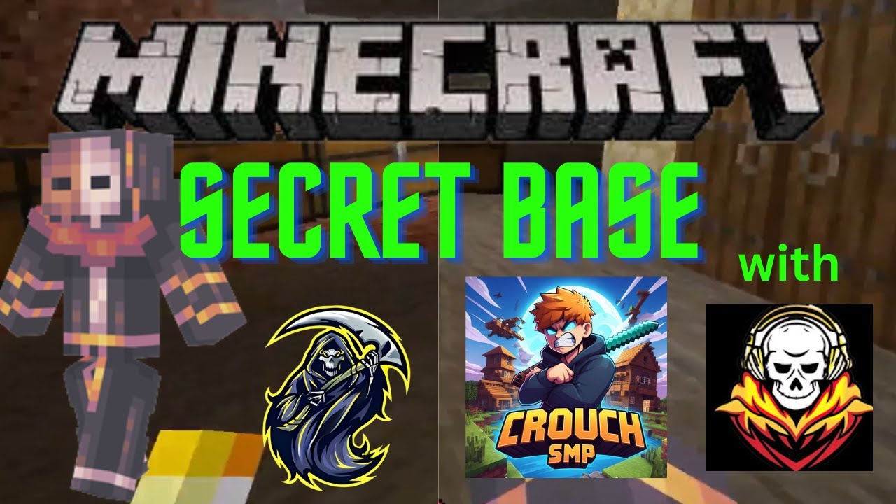 Making a Secret Base in CROWCH SMP With @do1ksubpls | CROWCH SMP Day #6 ...