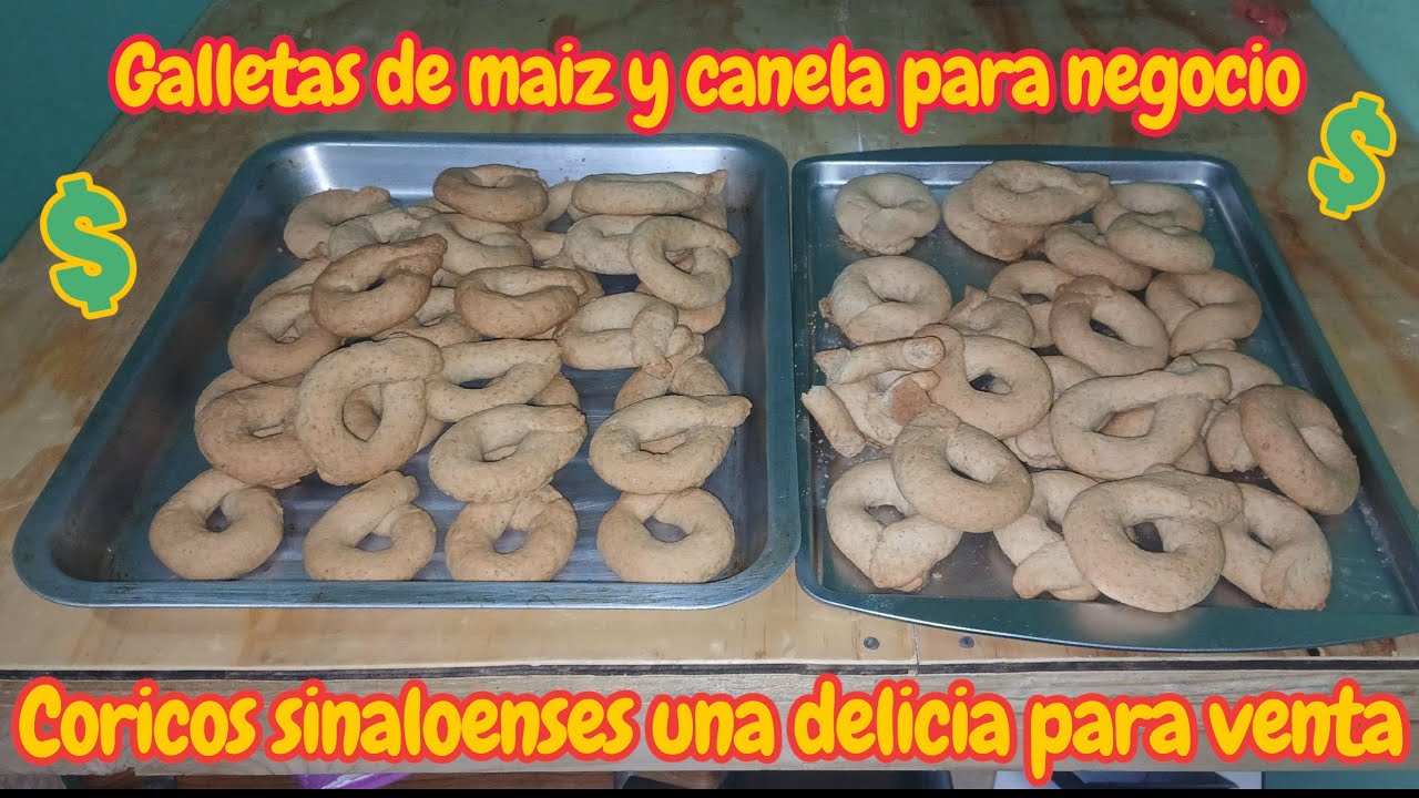 Galletas de maiz y canela coricos receta facil y perfecta para vender ...