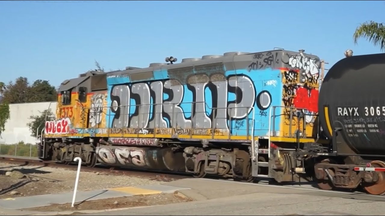 Chasing UP 1373 Union Pacific Oxnard Local 10-9-24 - YouTube