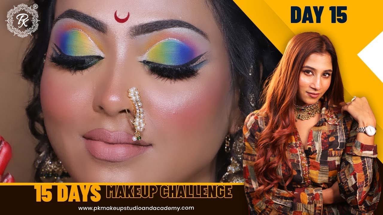 DAY 15 | 15 Days Makeup Challenge | Online Class | Makeup Tutorial for ...