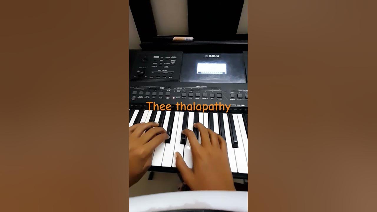 Thee thalapathy piano tutorial - Varisu movie Vijay #shortsfeed #pianocover #piano #music - YouTube