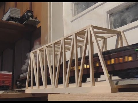 Layout BLOG Series: Custom Wood Thru Truss Bridge - YouTube