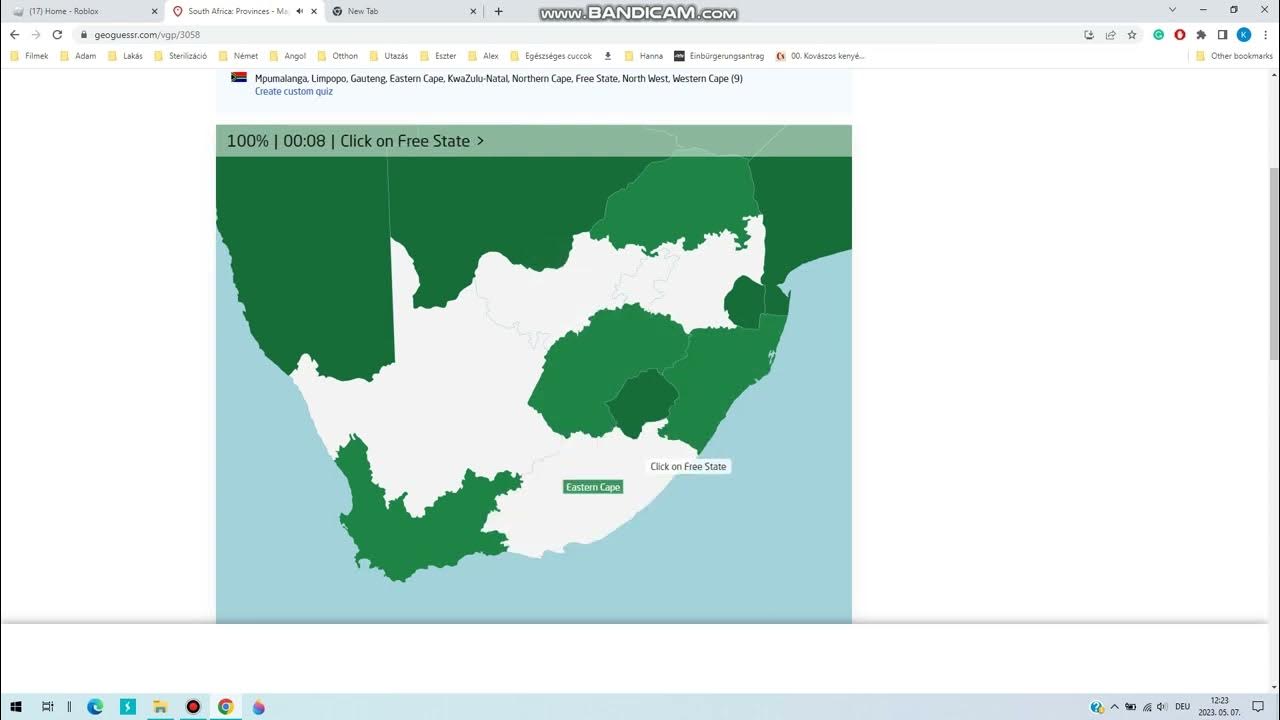 South Africa Quiz Map on Seterra - YouTube