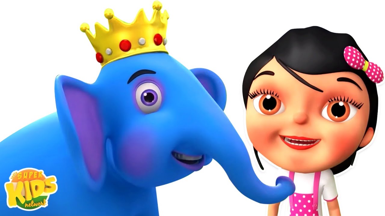 Hathi Raja O Hathi Raja, हाथी राजा, Hindi Nursery Rhymes for Babies ...