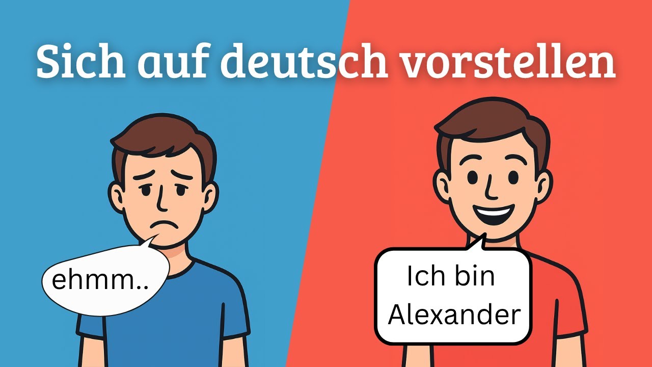 SICH AUF DEUTSCH VORSTELLEN I introduce yourself in German I learn ...