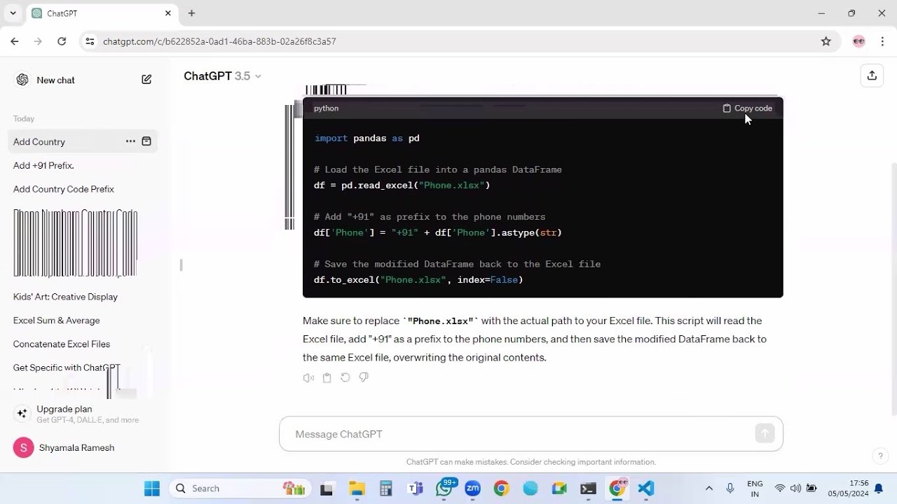 Excel automation with Python and ChatGPT | How Python and ChatGPT automate Excel tasks - YouTube