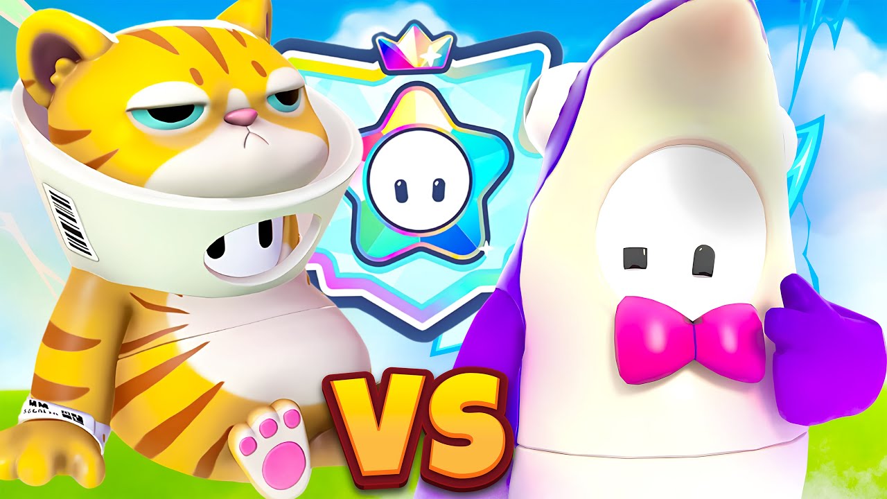 Fall Guys WHIMSY (BERTS) VS (CATS) CROWNCRASHER | YT BATTLES |⭐Ranked ...