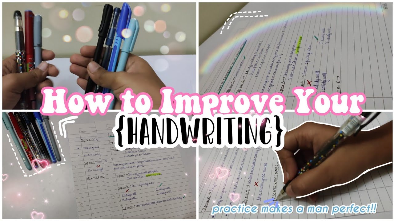 How to Improve Your Handwriting ️💫/ 7-tips to improve your handwriting ...