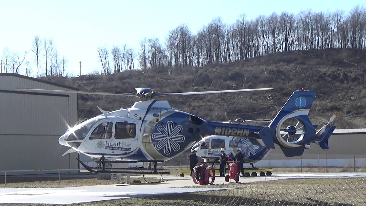 N102HN - HealthNet 9 Taking Off - YouTube